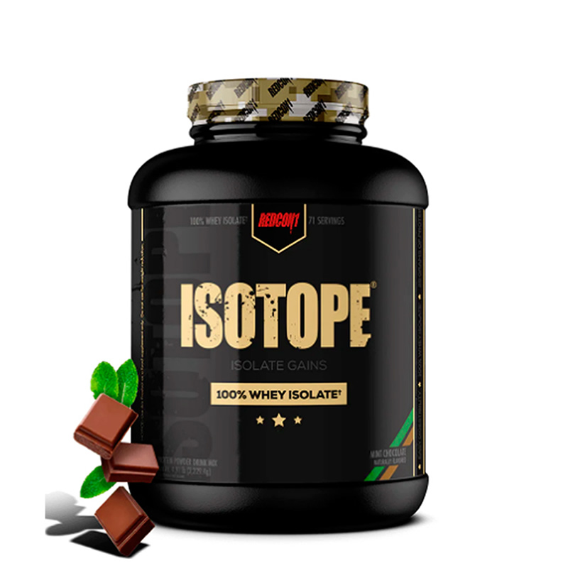 Isotope - 100% Whey Isolate Protein 5lb - Sabor Chocolate com Menta ...