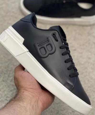 Tênis Masculino BALMAIN Preto em Couro - MAGAZINE - Moda, calçados ...