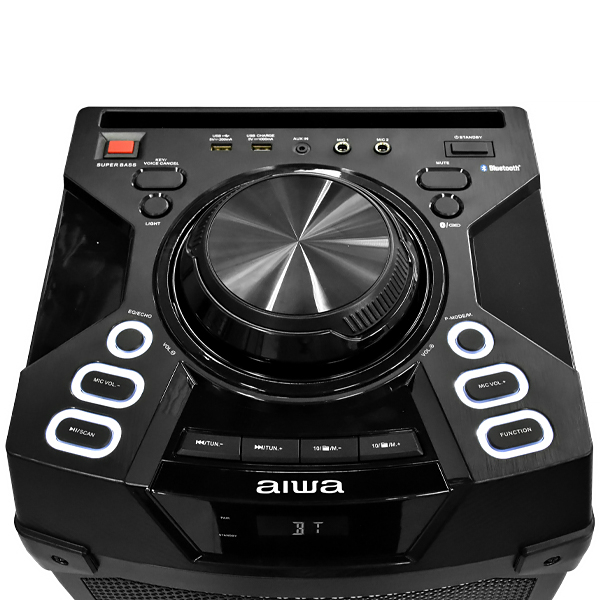 Caixa de Som AIWA Flame Line 2 de 8" 2.000 Watts P.M.P.O com Bluetooth ...