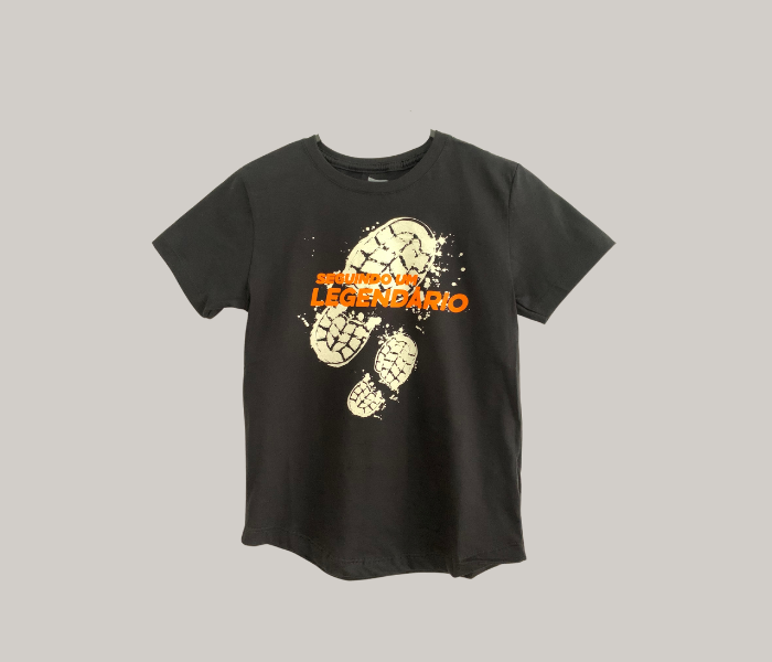 Camiseta Legado Infantil - Seguindo um Legendário - Preta - Brilha no ...