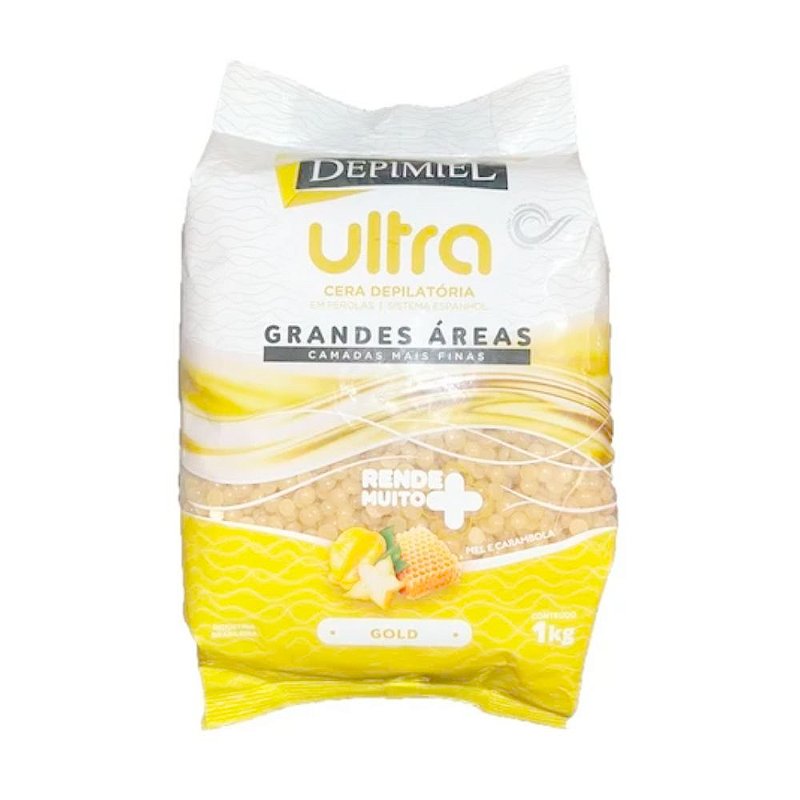 Cera Depilatória Depimiel Ultra Gold Mel E Carambola 1kg - Beauty Bella ...