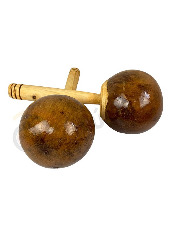 Par de Maraca de Cabaça cor Natural Profissional GRD - O Acústico ...