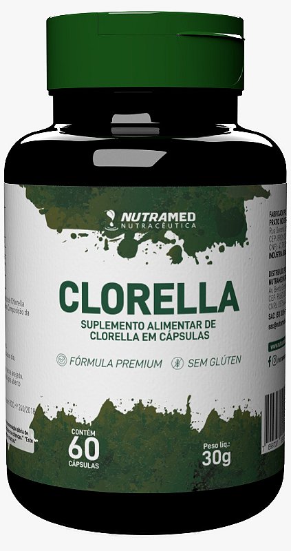 Clorella - 60 cápsulas - Nutramed Nutracêutica