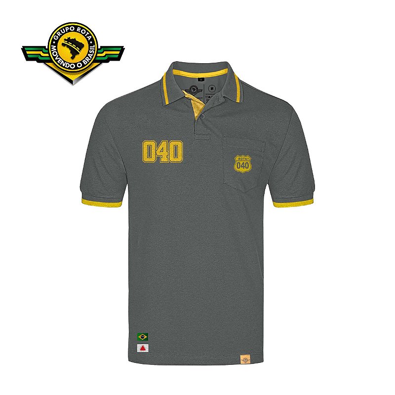 Camisa Polo Rota 040 - Grupo Rota Movendo O Brasil