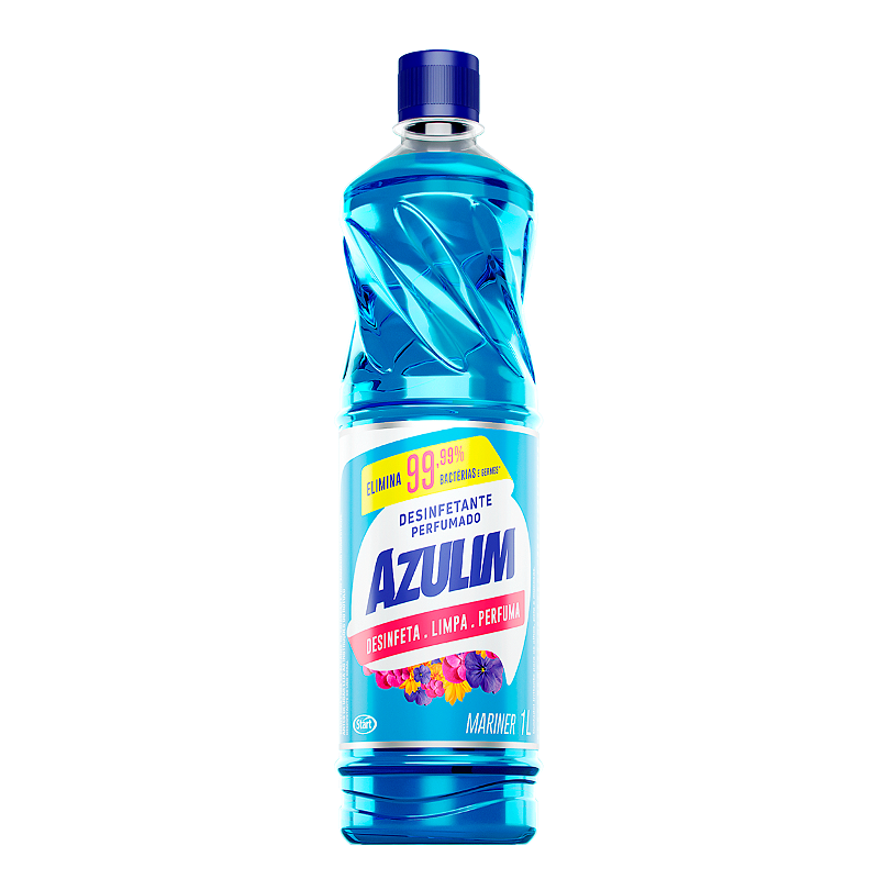 Desinfetante Bactericida Perfumado Azulim 1 lt Concentrado Mariner ...