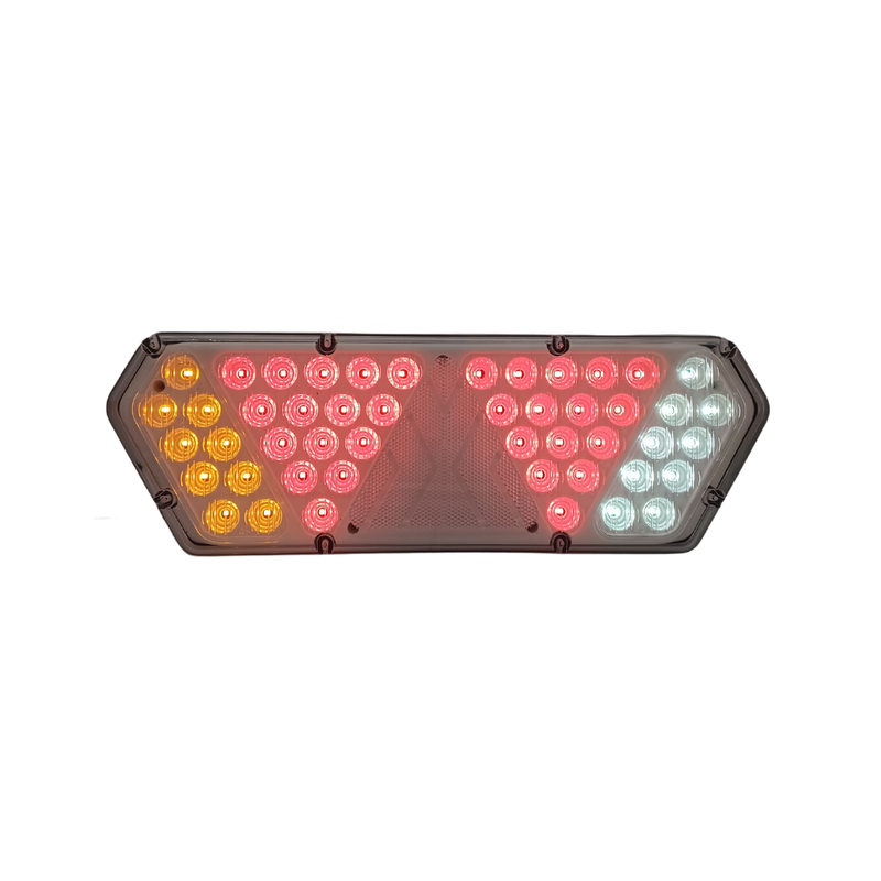 Lanterna Traseira Guerra Motion White Cristal Led 12 24v Le Lantersul