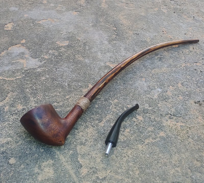 Cachimbo Gandalf longo mago madeira - Dom Saturnus