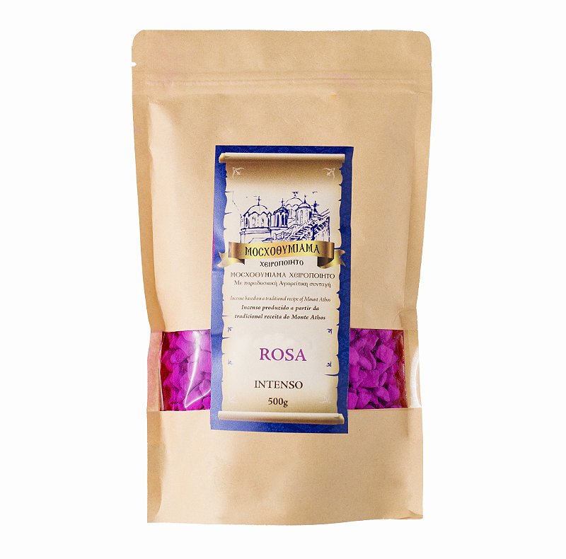 Incenso Grego Rosa INTENSO - Refil 500g - MILAGROS INCENSOS LTDA