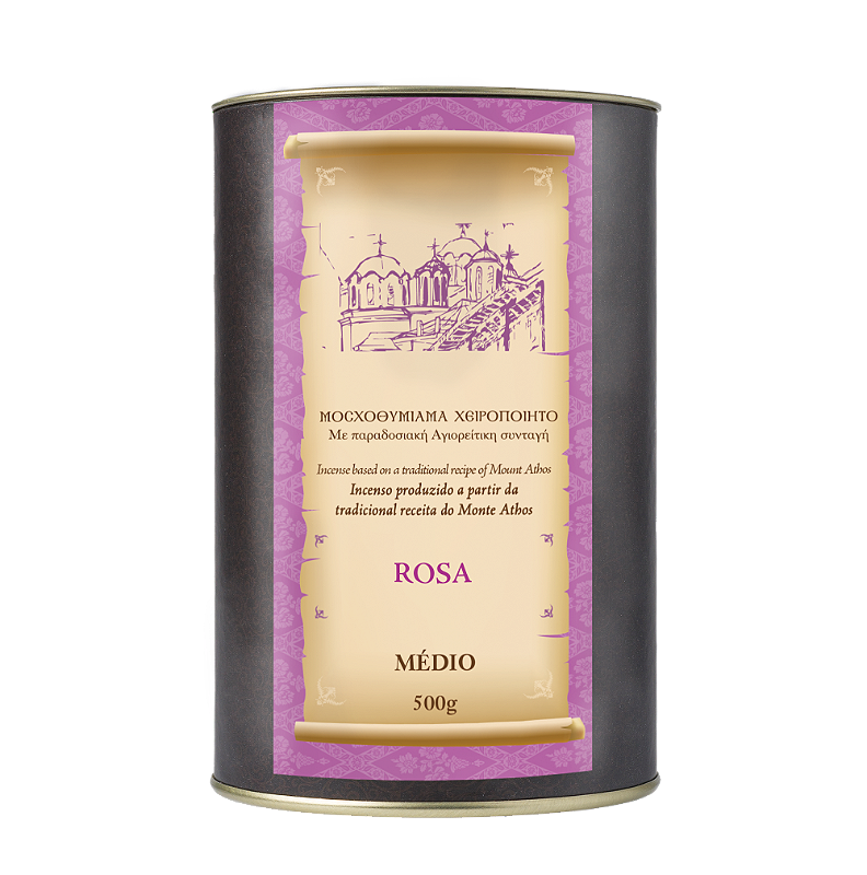 Incenso Grego Rosa MÉDIO 500g - MILAGROS INCENSOS LTDA