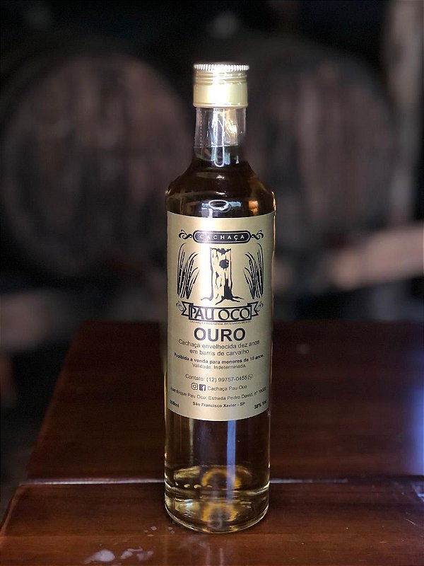Cachaça Carvalho Ouro 500ml - Loja Cachaça Pau Oco - Cachaça Artesanal ...