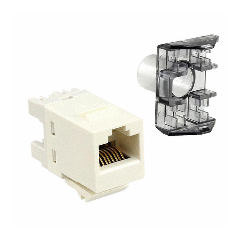 MK6-02180W RJ45 FÊMEA 180° CAT6 BRANCO - NetPlus