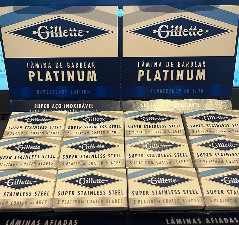 Lamina Gillette Platinum - INOVATTYCOSMETICA - Cosméticos para Barba ...