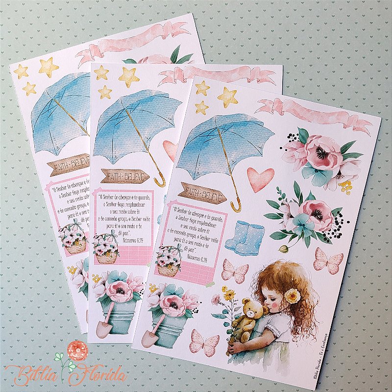 Scrapbook Bible Journaling - Bíblia Florida