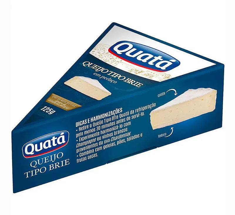 QUEIJO BRIE QUATA 125GR - Borcelle | Adega Maringá