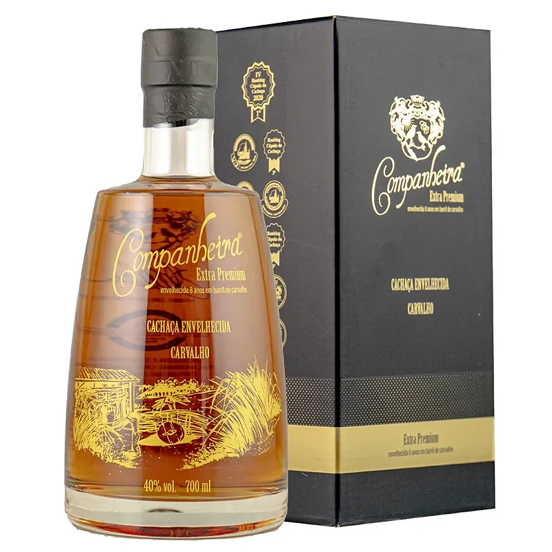 CACHACA COMPANHEIRA CARVALHO 8 ANOS 700ML - Borcelle | Adega Maringá
