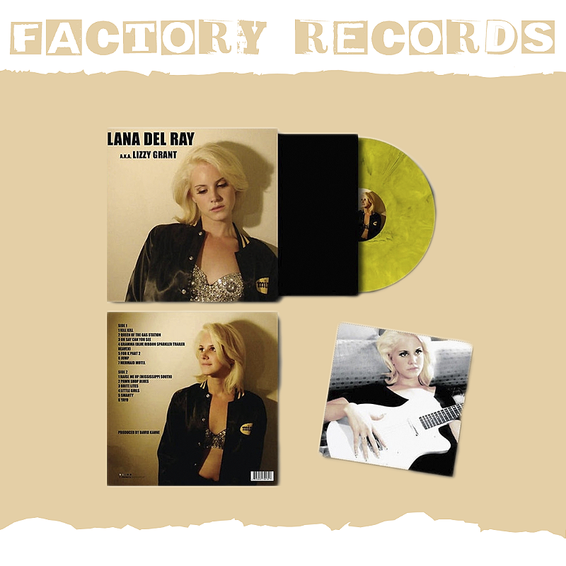 Lana Del Rey - AKA Lizzy Grant (Bootleg - Yellow) - LP - Factory Records