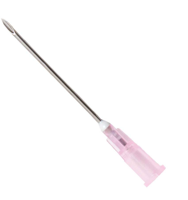 Agulha Hipodérmica 18G 1,20 x 40mm Caixa com 100 unidades - Azul Pet