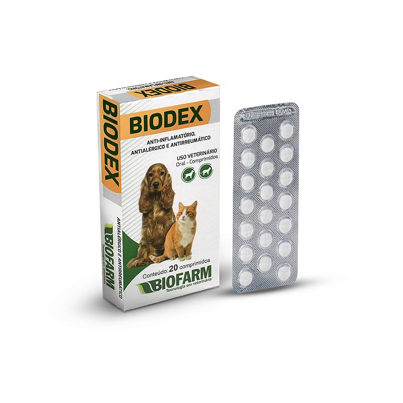 Biodex 20 Comprimidos - Azul Pet