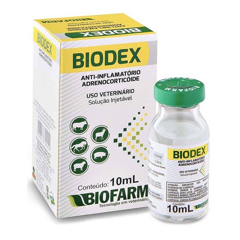 Biodex injetável 10ml - Azul Pet