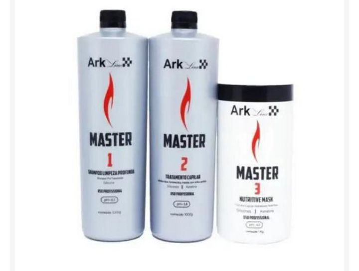 Kit Progressiva Master 1 Litro cada item. - Jasminy Beleza store