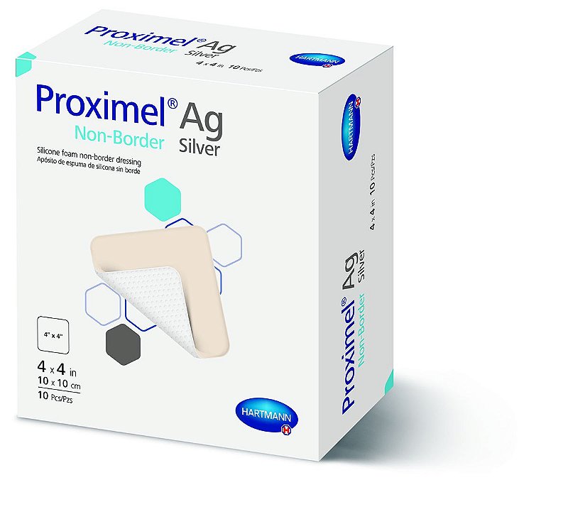 Proximel Non Border AG Silicone Dressing - Hartmann - POLI MEDICAL