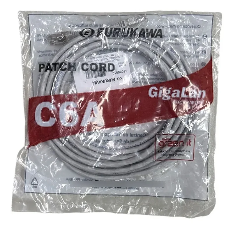 Patch Cord Cat6a Furukawa 5m Giglan Augmented 35085140 - Agfone Telecom