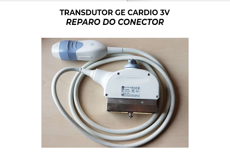Reparo do Conector Transdutor Ge Cardio 3v - TRANSDUTORES MÉDICOS BRASIL