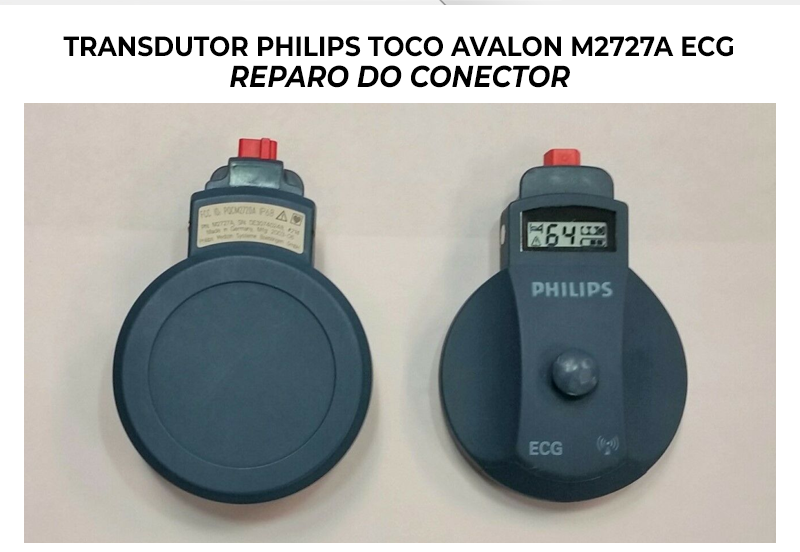 Reparo do Conector Transdutor Philips Toco Avalon M2727a Ecg ...