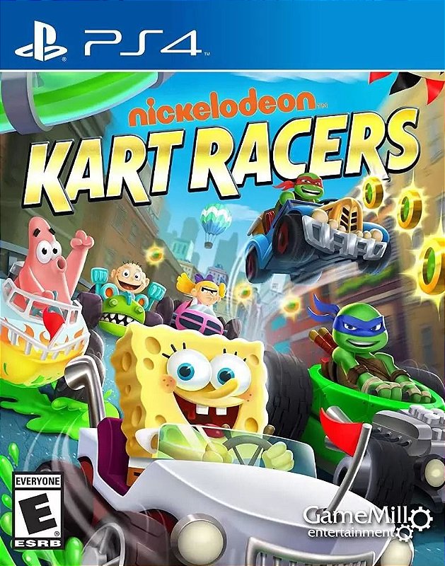 Nickelodeon Kart Racers Ps4 e Ps5 Mídia Digital Psn - Jota Games