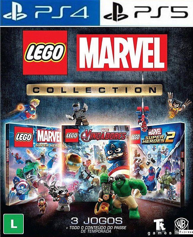 Coleção LEGO Marvel Ps4 e Ps5 Mídia Digital Psn - Jota Games