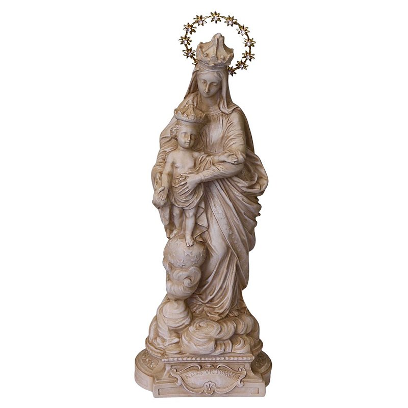 Nossa Senhora das Victórias 31cm | Com Auréola - Sistina Arte Sacra
