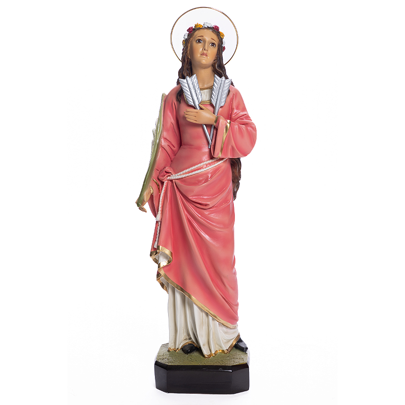 Imagem Santa Filomena 52cm c/ Olhos de Vidro | Resina - Sistina Arte Sacra