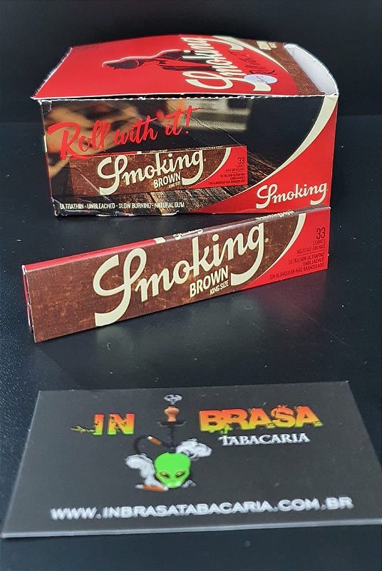Seda Smoking Brown King Size - Original - Inbrasa Tabacaria