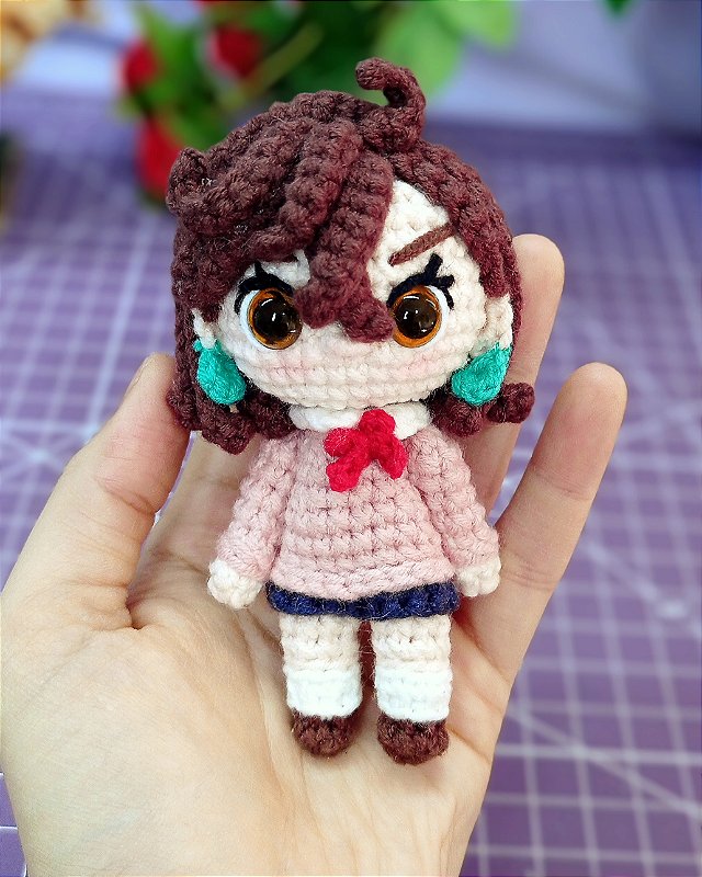 Amigurumi Ayase Momo Dandadan Boneca de Crochê PRONTA ENTREGA ...