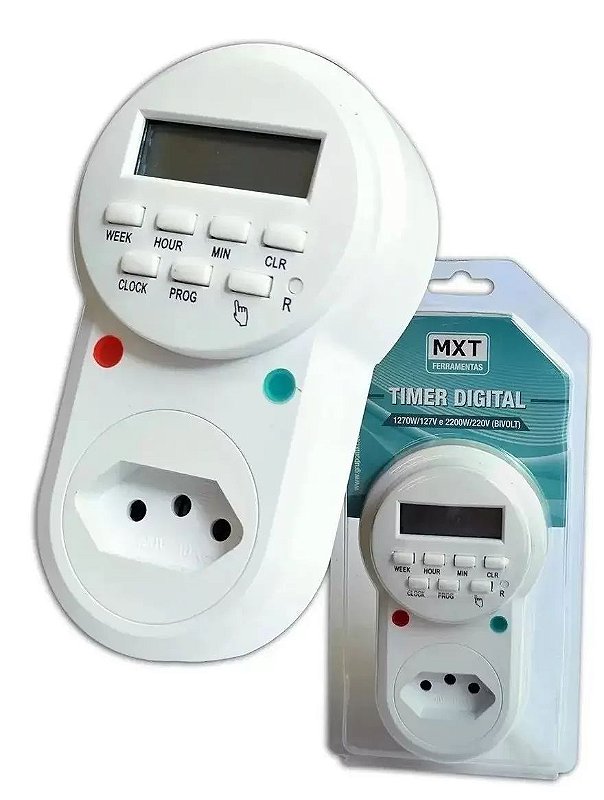 Timer Digital Bivolt Temporizador - LiquidaE - Maior rede de OUTLET em ...