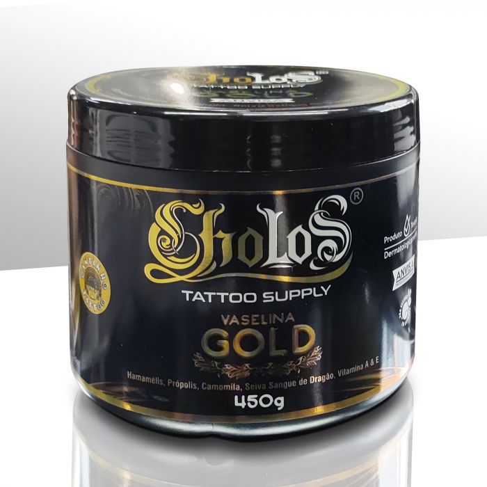 Vaselina Cholos Gold - A loja do tatuador - materiais para tatuagem e mais