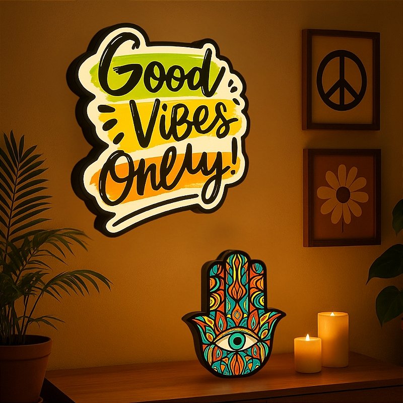 Kit Good Vibes - EU CURTO ISSO DECORATIVOS