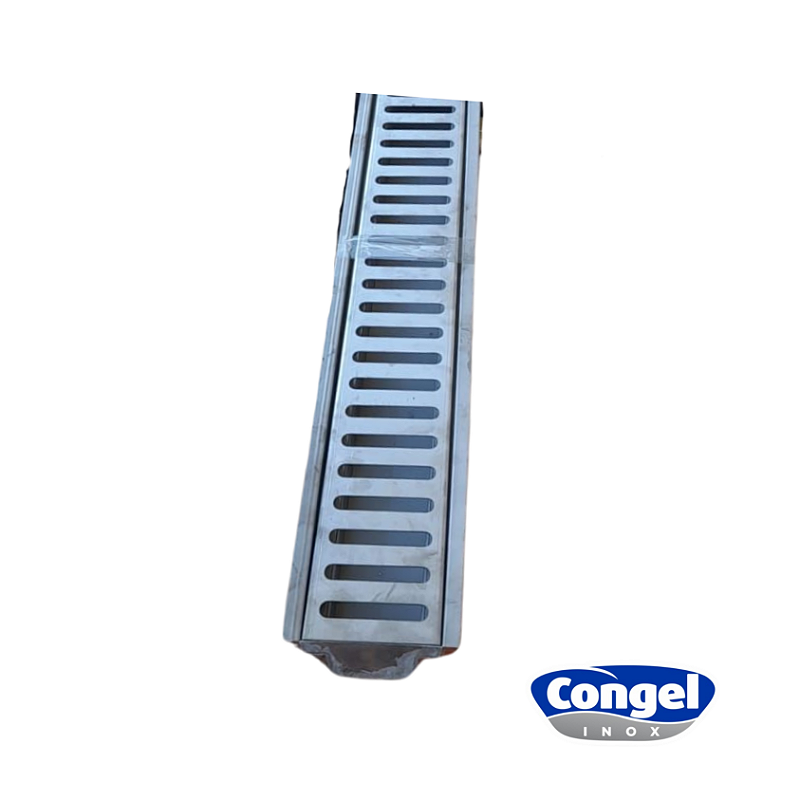 Canaleta por metro - inox - Equipamentos Em Inox