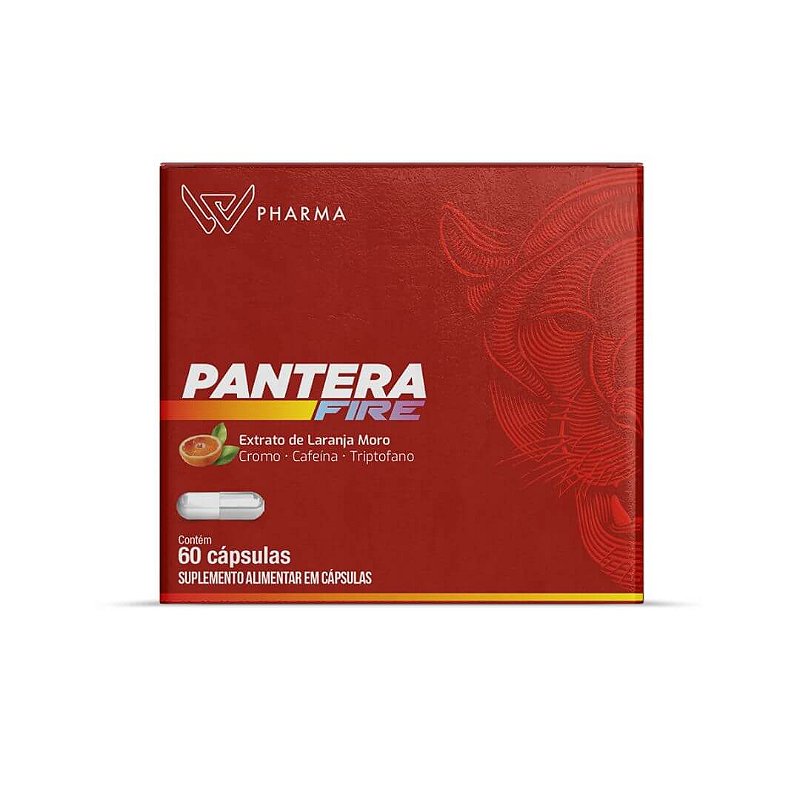 PANTERA FIRE CAPS C/60 - Dose Máxima