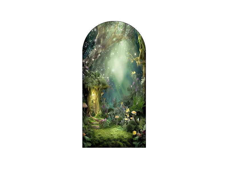 Painel Romano Veste Fácil 1,00x2,00 - Jardim Encantado com Flores 019 ...