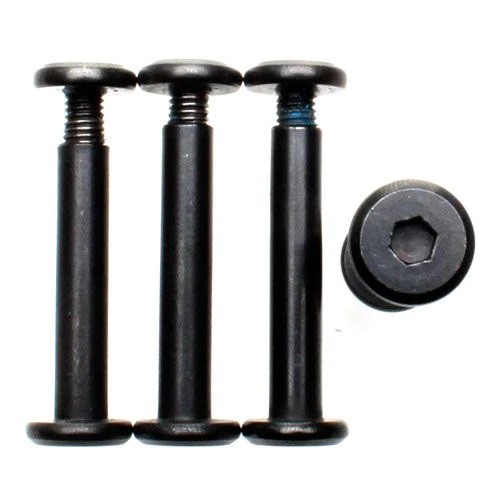 Ground Control - Kit com 8 Parafusos de Roda Redondo - 6mm - Brasil In Line