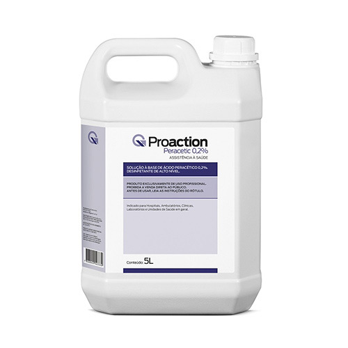 Hospitalar Proaction Peracetic 0,2% Desinfetante p/ uso geral 5L ...