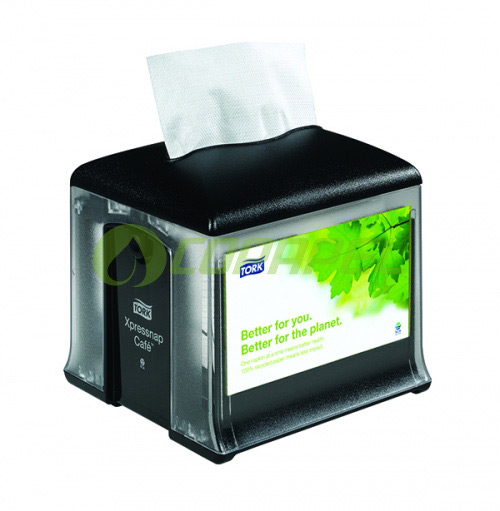 Dispenser Plástico Preto p/ Guardanapo DX600 15,7x15x15cm Café Table ...