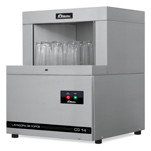 Lavadora de Louças CG14 p/ copos 220V bifásico Netter - Copapel Store
