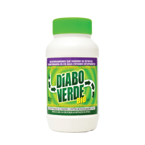 Limpeza Geral Diabo Verde Biológico Desentupidor p/ pias, ralos e ...