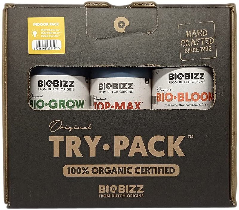 BIO BIZZ TRY PACK INDOOR PACK - Orange House Store - A maior Tabacaria ...