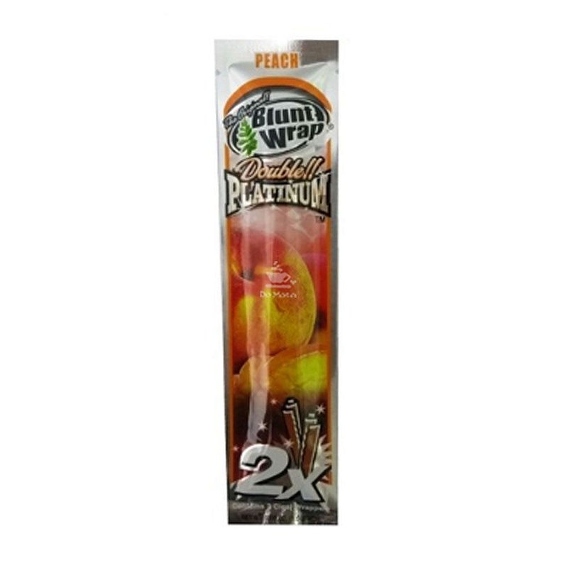 Seda Blunt Wrap Double Platinum Peach - Orange House Store - A maior ...