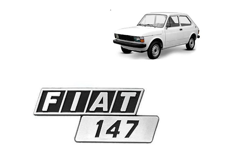 Emblema Fiat 147 - 147 Adaptações