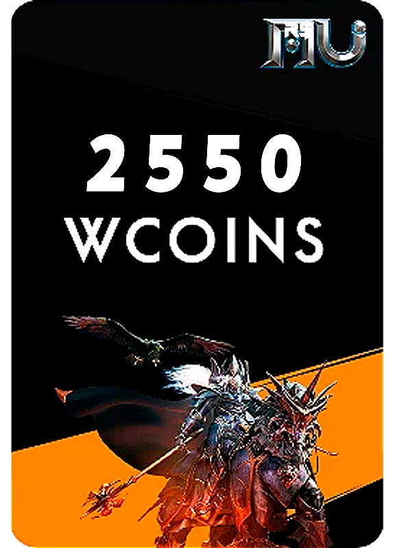 Mu Online - Pacote de 2550 WCoins - CardLândia