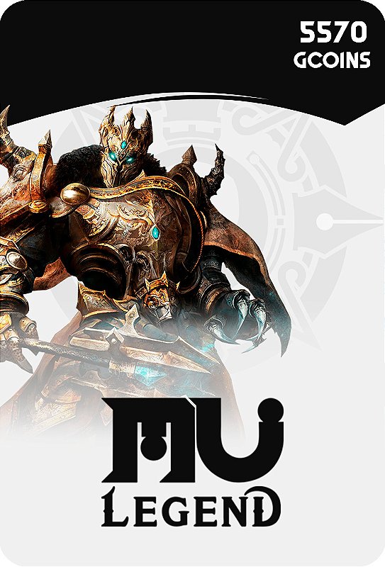 Mu Legend - 5570 Gcoin - CardLândia
